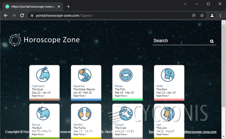 Remove HoroscopeZone