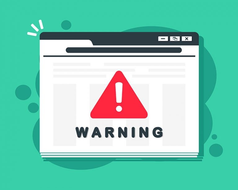 Safety Warning Pop-Up Scam