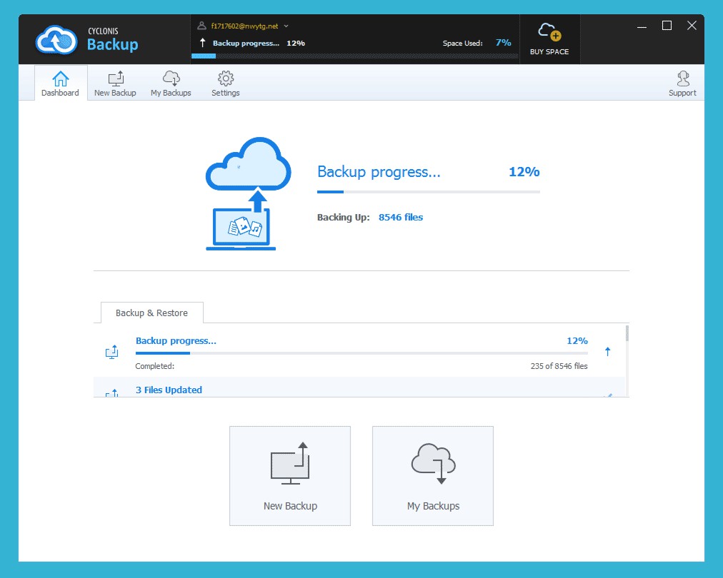 Cyclonis Backup 's Help File - Cyclonis