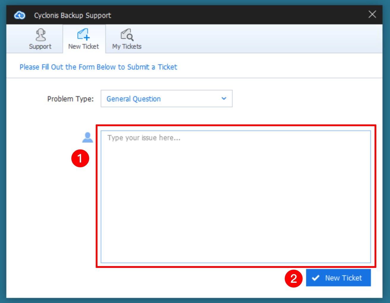 Cyclonis Backup 's Help File - Cyclonis